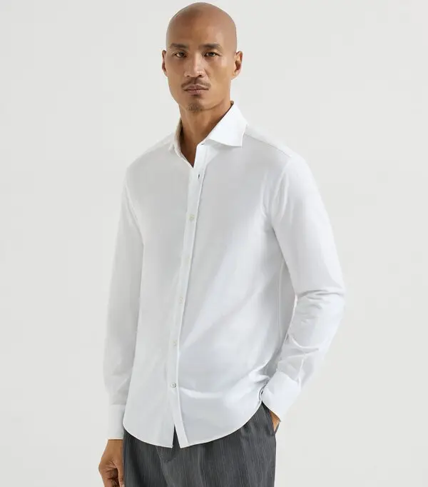 Brunello Cucinelli Cotton Piqué Shirt