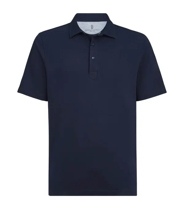 Brunello Cucinelli Cotton Jersey Polo Shirt