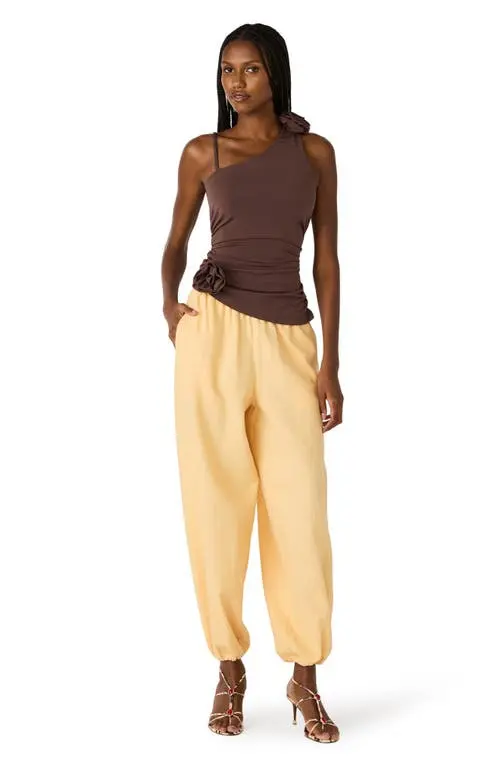 Steve Madden Asymmetric Ruched Tank