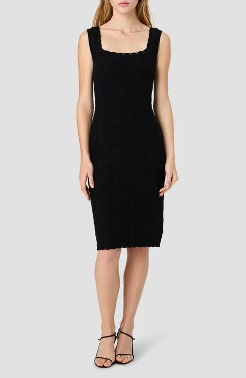 French Connection Nellis Stitch Sleeveless Body-con Dress - Black