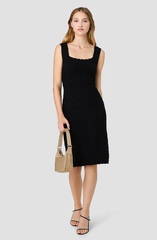 French Connection Nellis Stitch Sleeveless Body-con Dress - Black