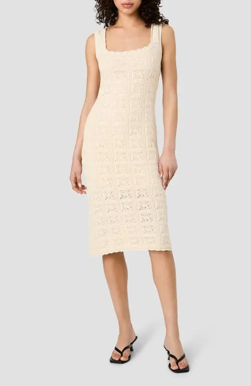 French Connection Nellis Stitch Sleeveless Body-con Dress - Ecru