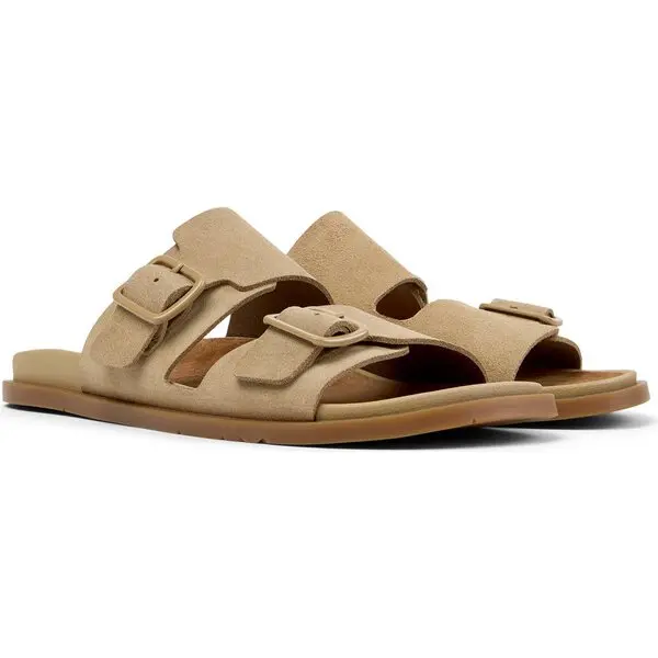 Camper Lluc 2-strap Sandal - Medium Brown
