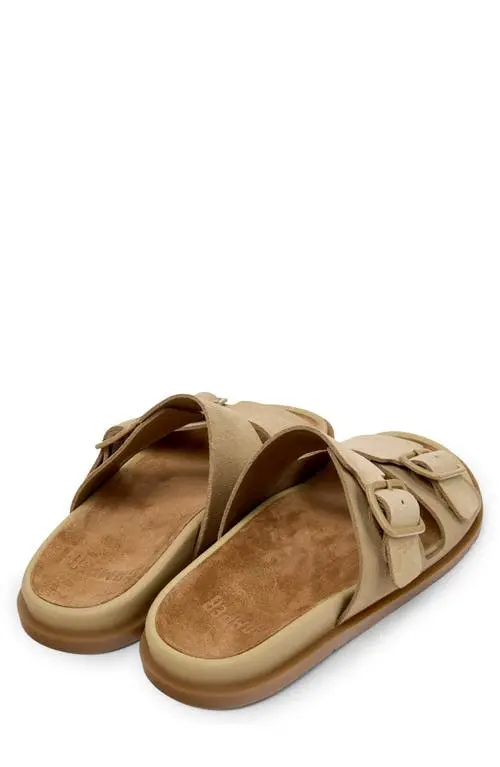 Camper Lluc 2-strap Sandal - Medium Brown