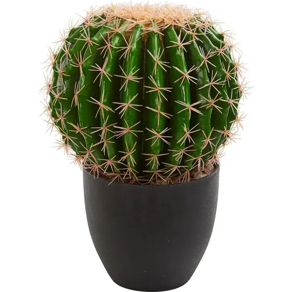 NEARLY NATURAL Cactus Artificial Plant - Green