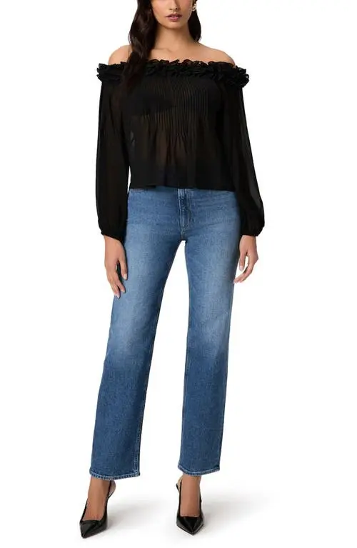 Paige Off-the-shoulder Silk Top
