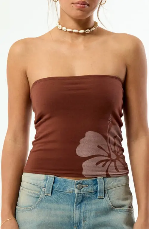 PACSUN Hibiscus Tube Top