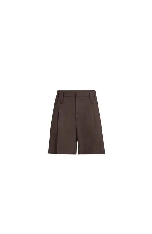 Brunello Cucinelli Formal Short With Monili - Cocoa