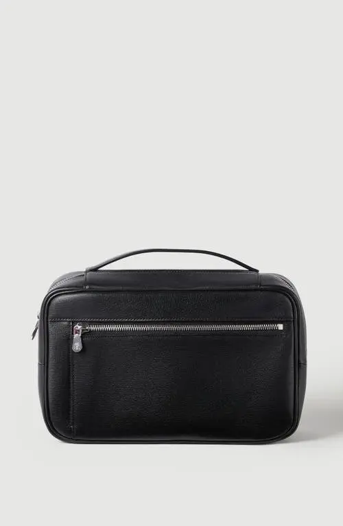 Brunello Cucinelli Grained Leather Beauty Case