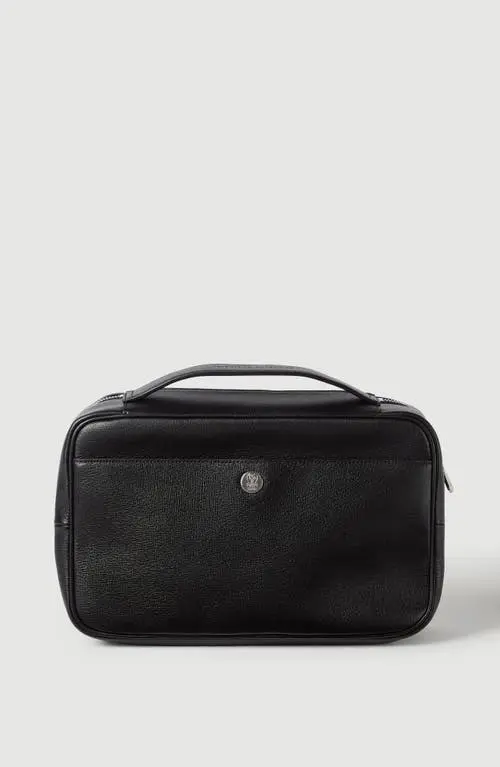 Brunello Cucinelli Grained Leather Beauty Case