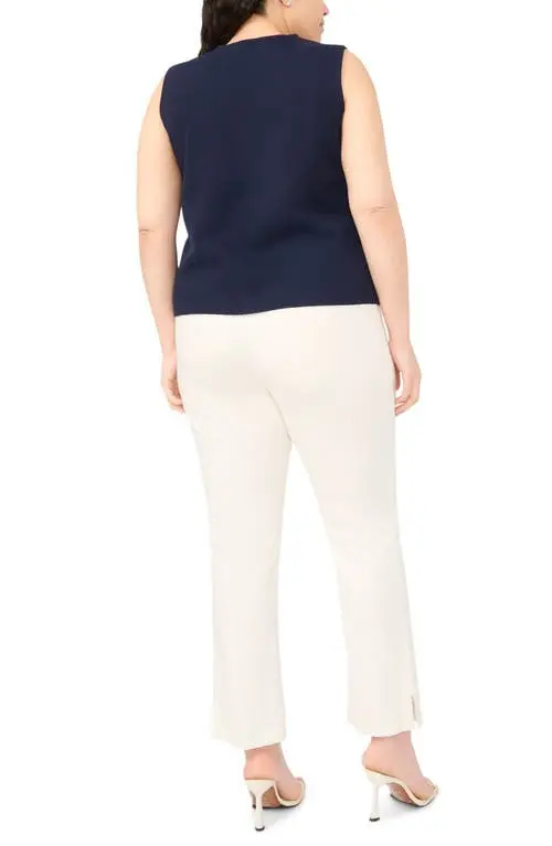 Halogen Knit Button Vest - Baritone Blue