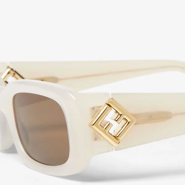 Fendi Ff Diamonds Sunglasses - White