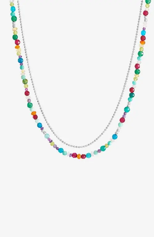 DOWER & HALL Tutti Frutti Orissa Necklace - Sterling Silver