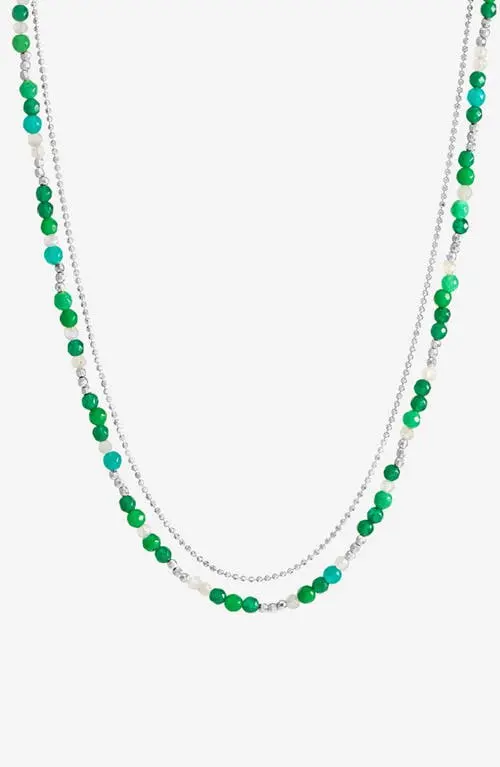 DOWER & HALL Evergreen Orissa Necklace - Sterling Silver