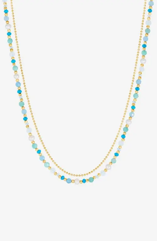 DOWER & HALL Serenity Orissa Necklace - Yellow Gold Vermeil