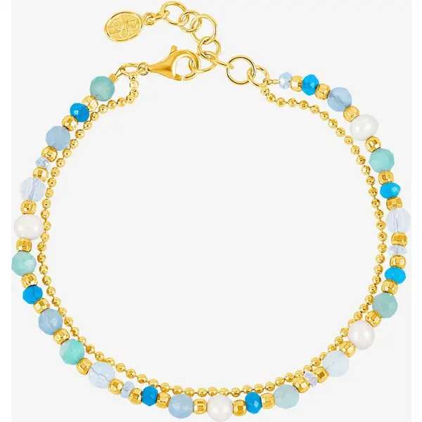 DOWER & HALL Serenity Orissa Bracelet - Yellow Gold Vermeil