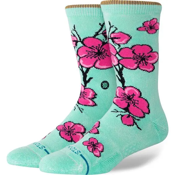 Stance Combed Cotton Blend Crew Socks - Jade