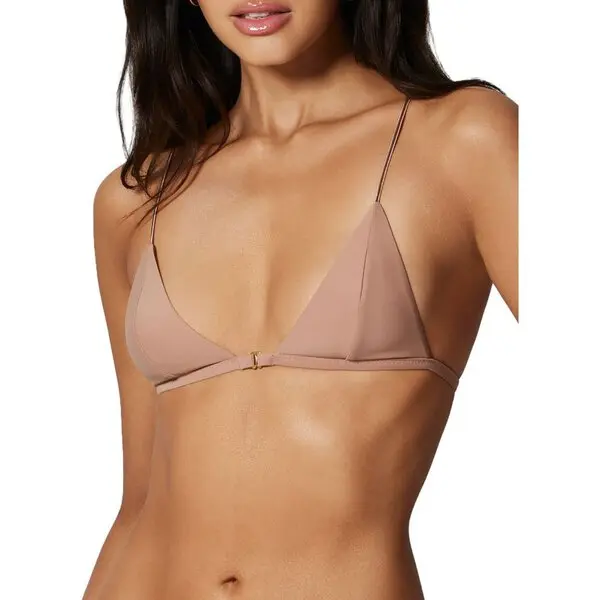 Kiki De Montparnasse Echauffe Mini Soft Bra - Café