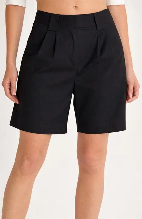 CRESCENT Tailored Trouser Shorts - Black