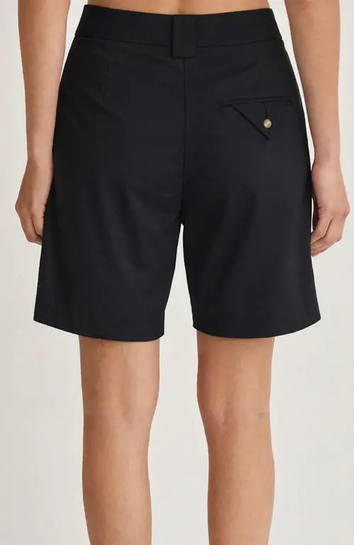 CRESCENT Tailored Trouser Shorts - Black