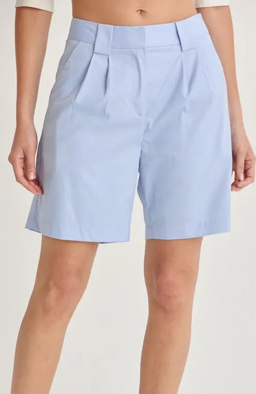 CRESCENT Tailored Trouser Shorts - Blue