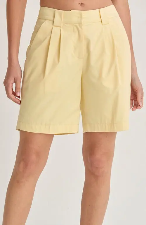 CRESCENT Tailored Trouser Shorts - Yellow