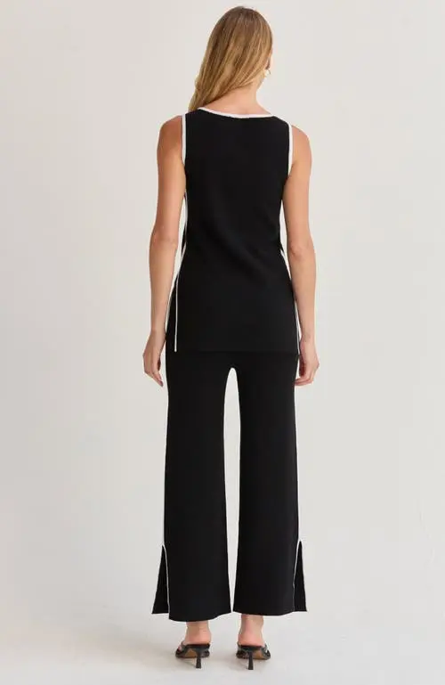 CRESCENT Contrast Binding Two-piece Set