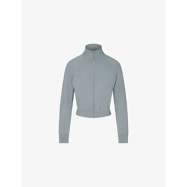 NIKESKIMS Airy Cropped Track Jacket - Washed Pacific
