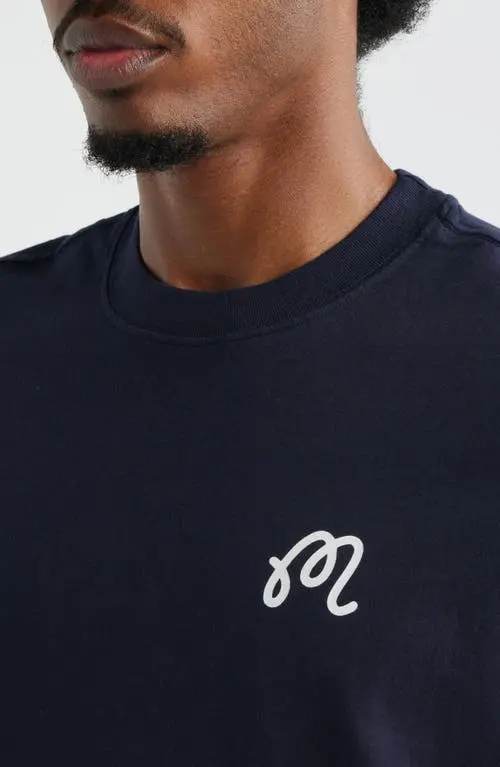 MALBON Bermuda Origin Graphic T-shirt - Midnight