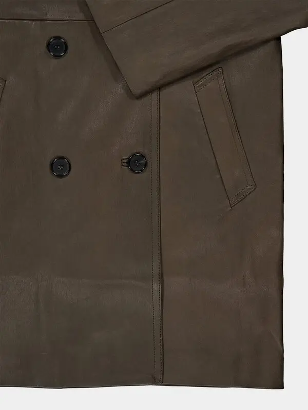 Stouls Lucia Lambskin Leather Coat
