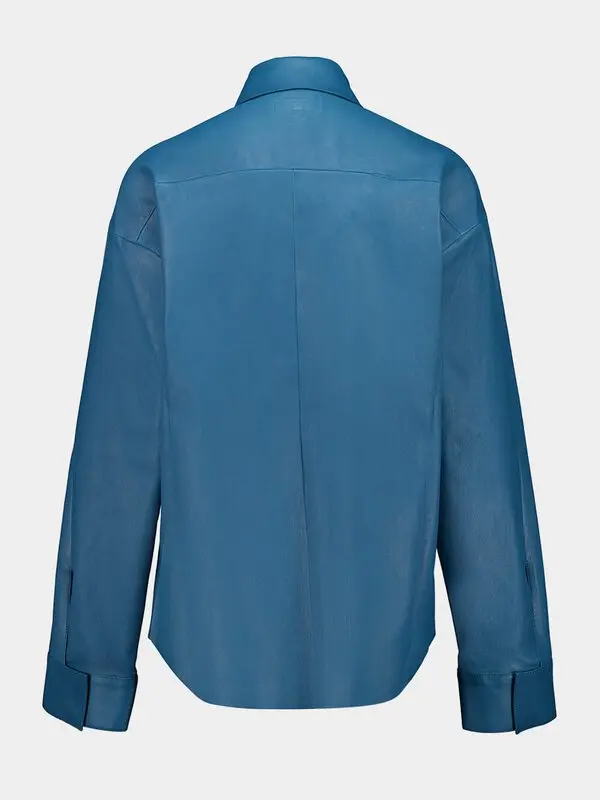 Stouls Jeans Simone Lambskin Leather Shirt