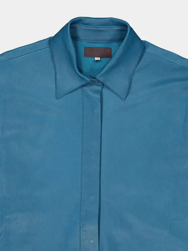 Stouls Jeans Simone Lambskin Leather Shirt