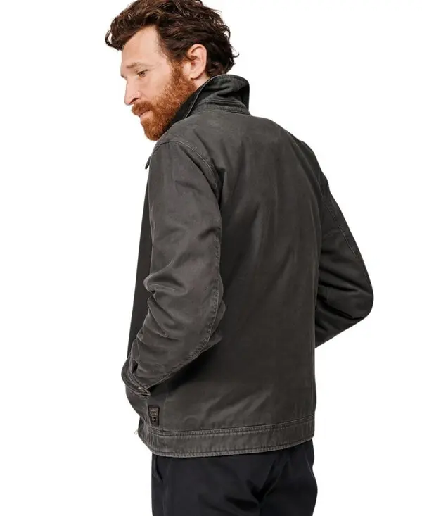 AUBIN Harrington Utility Jacket - Washed Black