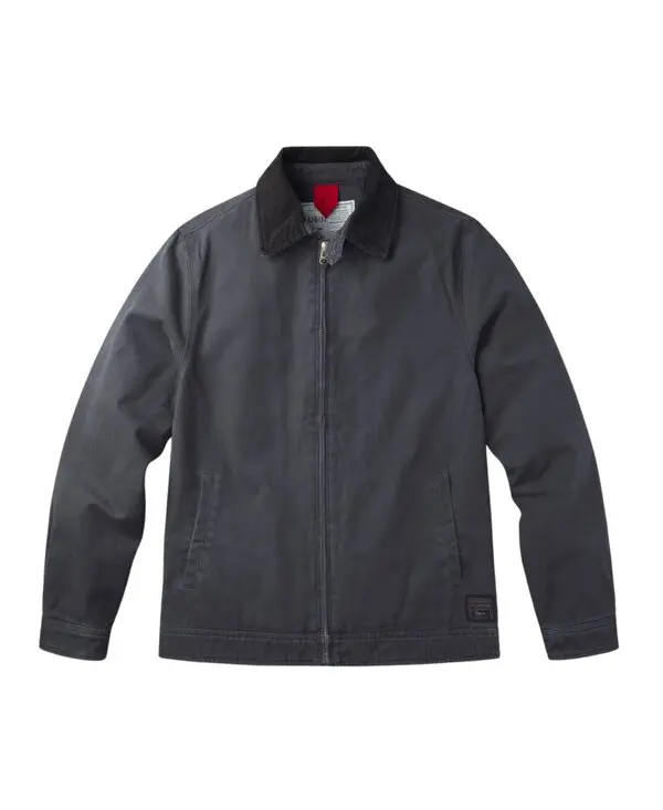 AUBIN Harrington Utility Jacket - Washed Black
