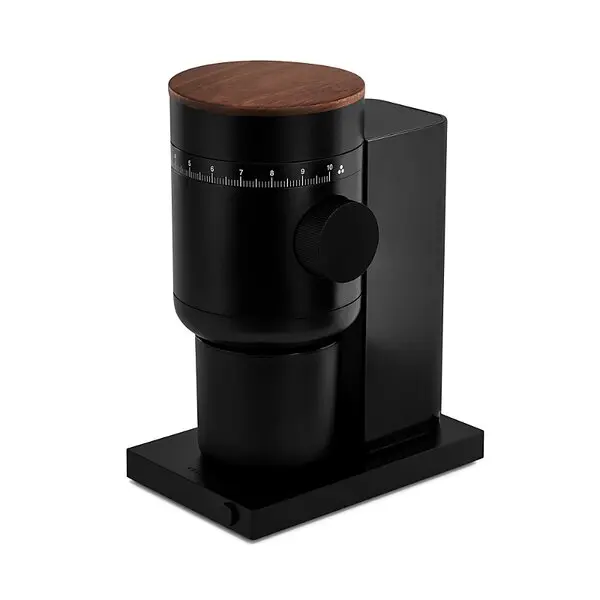 FELLOW Opus Electric Conical Burr Grinder - Black/walnut