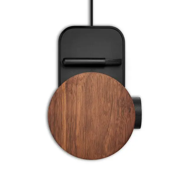 FELLOW Opus Electric Conical Burr Grinder - Black/walnut