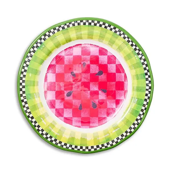 MACKENZIE-CHILDS Salad Plate, Set Of 4 - Watermelon