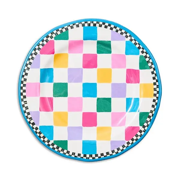 MACKENZIE-CHILDS Mackenzie-child Jamboree Salad Plate, Set Of 4 - Multi