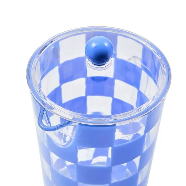 MACKENZIE-CHILDS Check Acrylic Pitcher