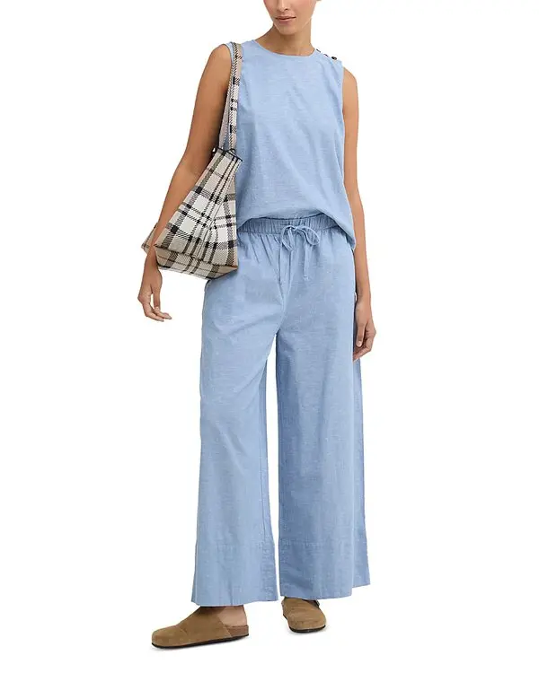 Barbour Josie Drawstring Pants - Light Chambray