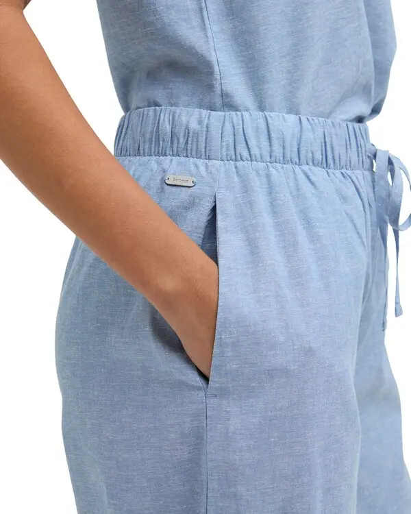 Barbour Josie Drawstring Pants - Light Chambray