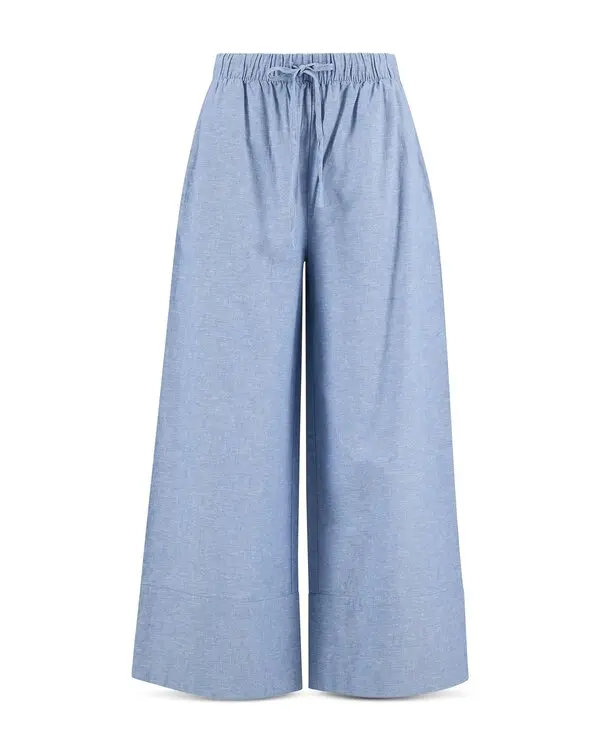 Barbour Josie Drawstring Pants - Light Chambray