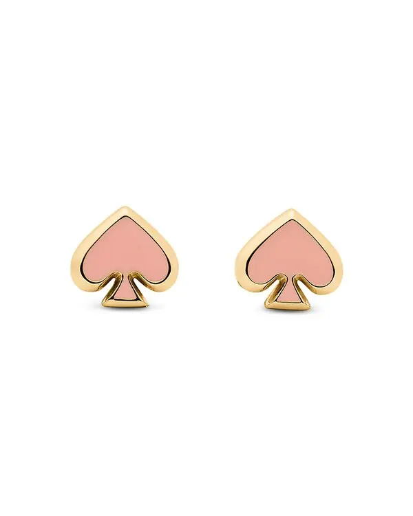 Kate Spade New York Everyday Spade Enamel Stud Earrings - Pink