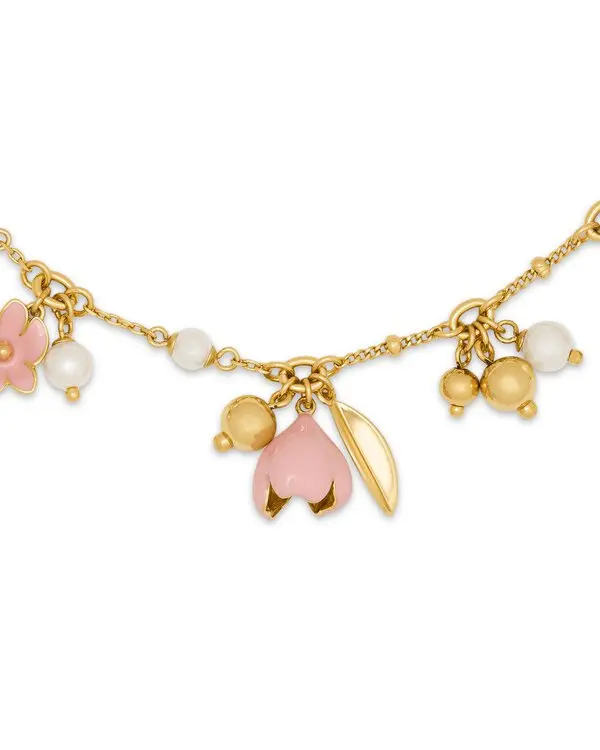 Kate Spade New York Golden Bloom Bracelet - Pink