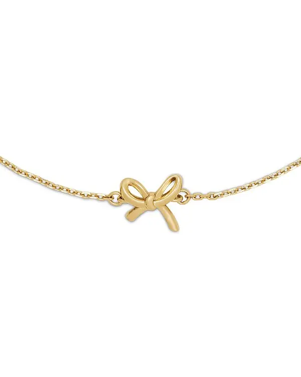 Kate Spade New York Girlie Pearlie Mini Bow Bracelet - Gold