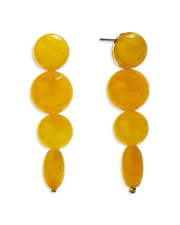 Baublebar Fatima Citrine Drop Earrings - Yellow