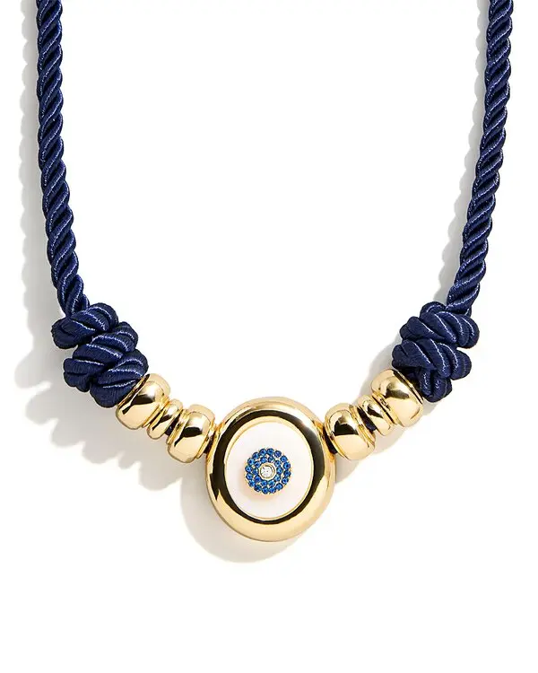 Baublebar Evil Eye Paracord Necklace - Dark Blue