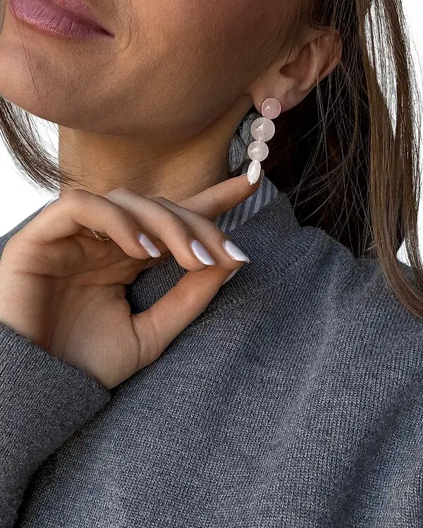 Baublebar Fatima Drop Earrings - Pink