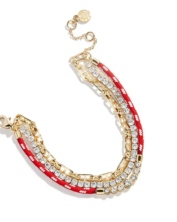 Baublebar Layered Rowan Bracelet - Red