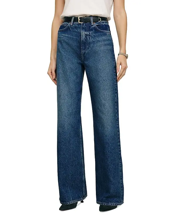 REFORMATION Cary High Rise Wide Leg Jeans - Lanier